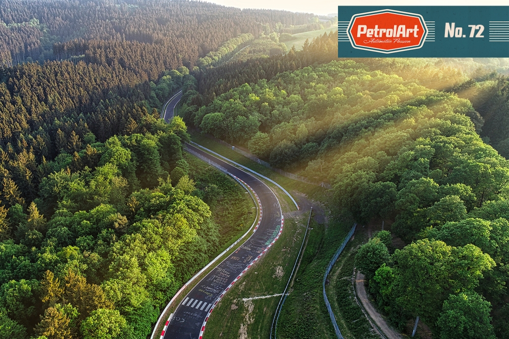 PetrolArt - Nürburgring Wandbild, Nordschleife Wandbild, Nürburgring ...